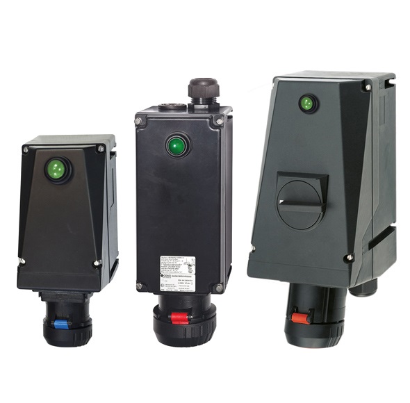 Wall socket with LED-indication for Zone 1: 16 - 125 A Eaton CEAG ...